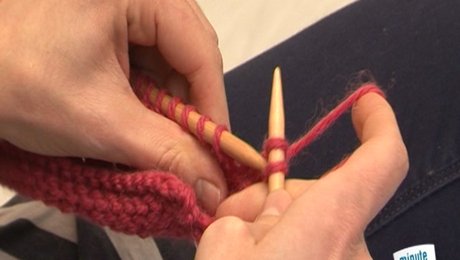 Tricot : rabattre souplement les mailles - Minutefacile.com